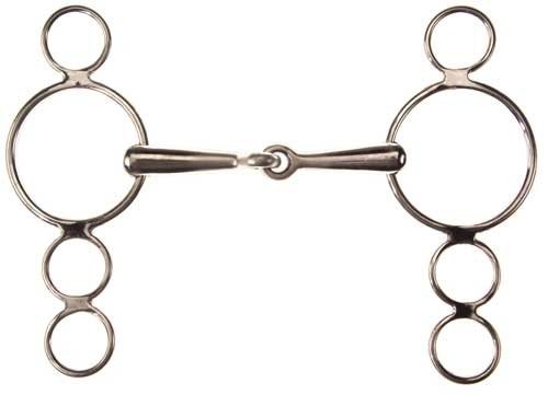 Continental Four Ring Snaffle – Pro Ponies UK